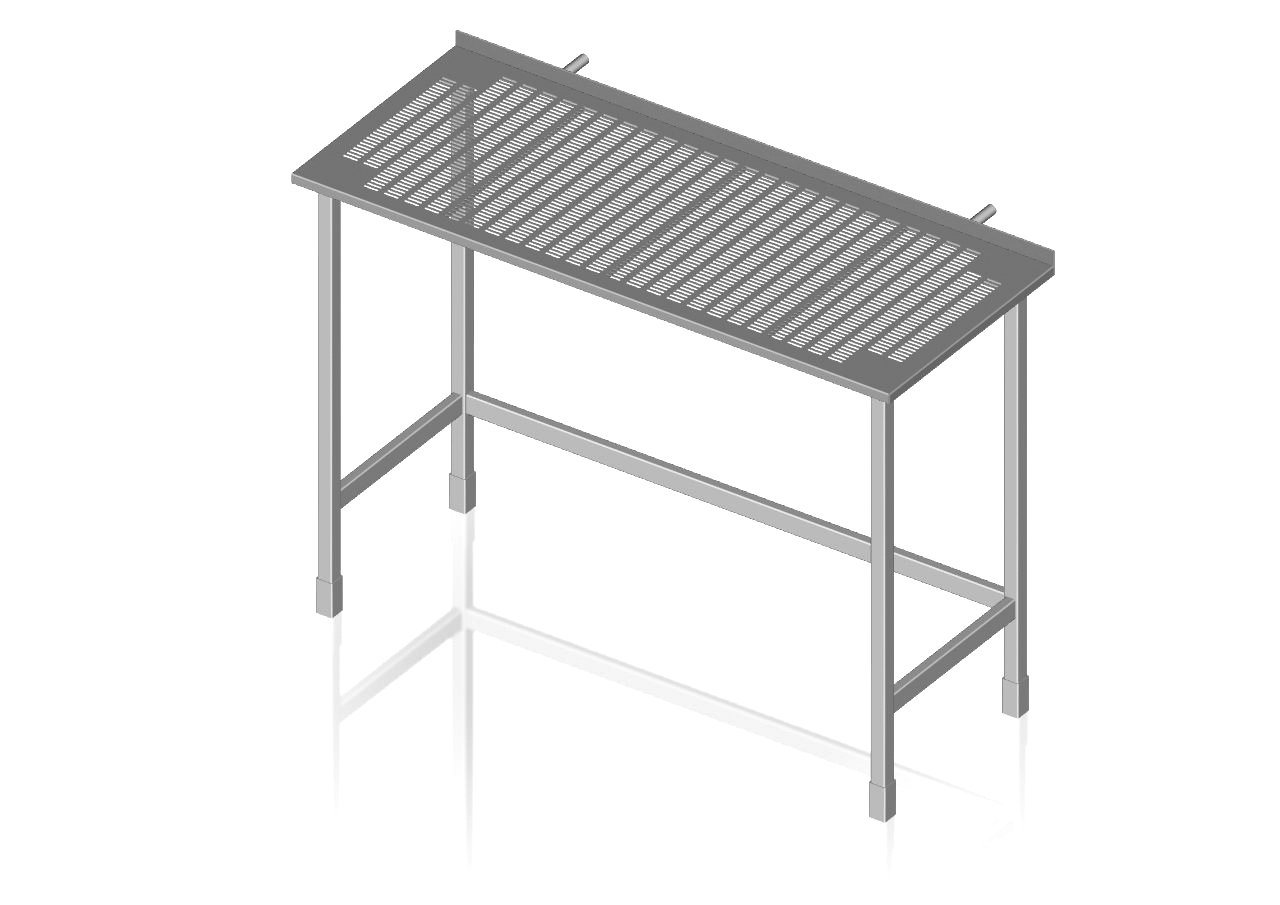 Stainless steel perforated tables | BLOCK a. s.